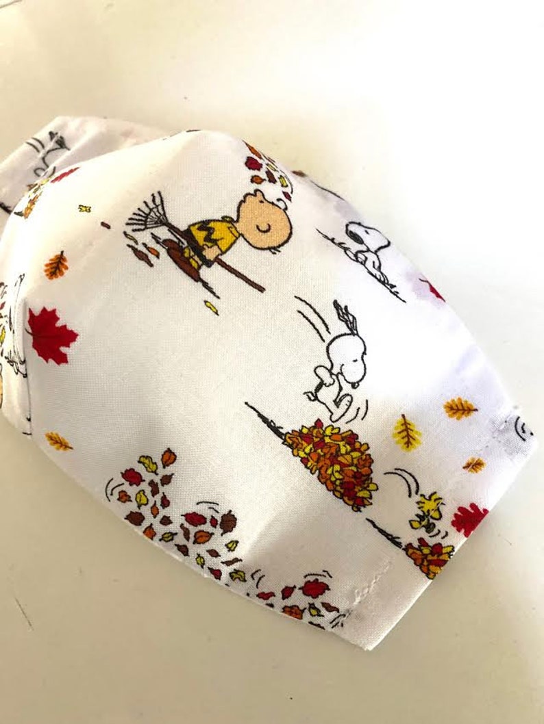 3 Layer Snoopy Face Mask Adult/ Kids Snoopy Filter Pocket | Etsy