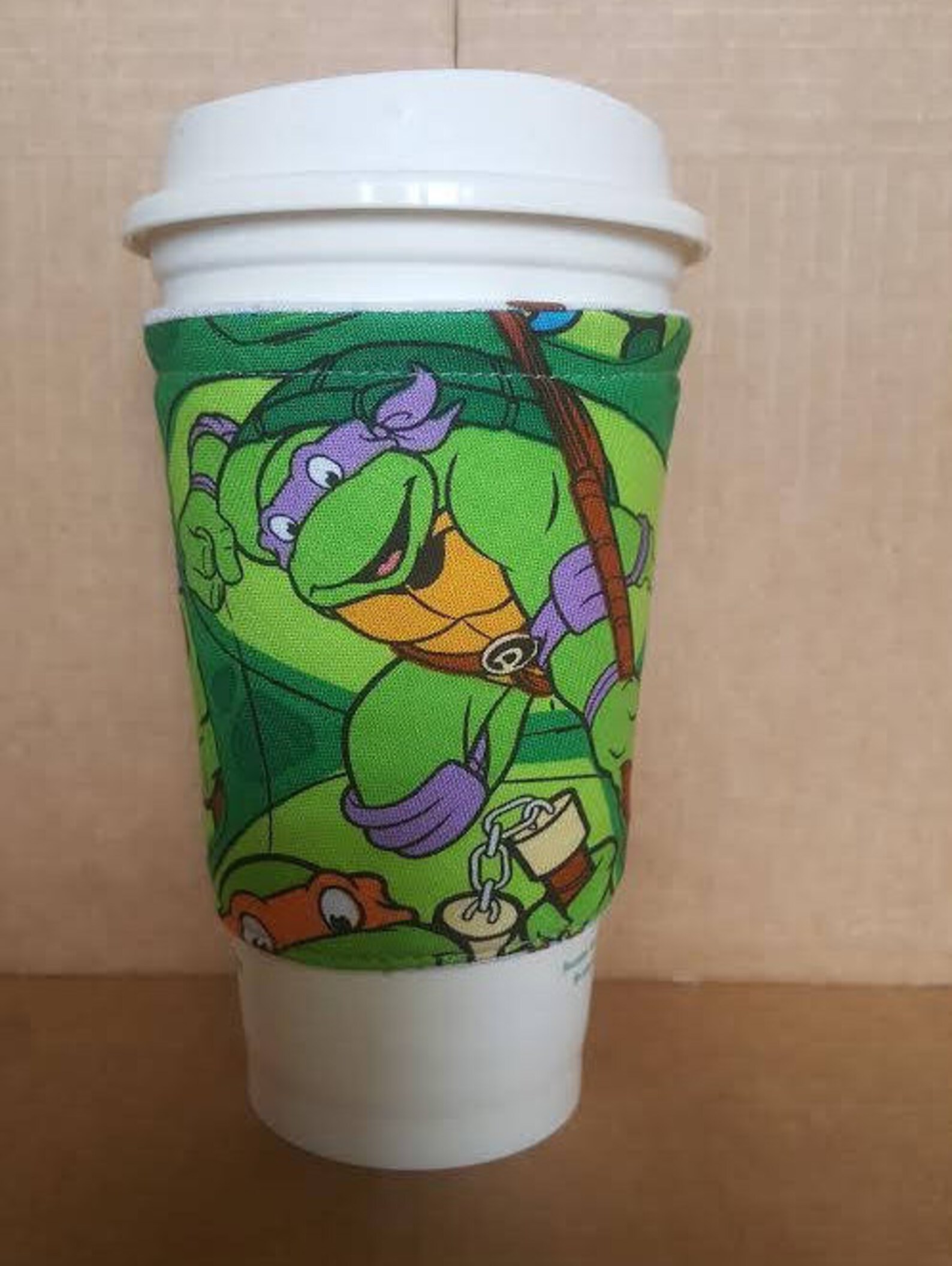 Set of 3 Ninja Turtle Coffee Cup Holders Ninja Turtle Cup | Etsy