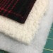 Christmas Red or Green Plaid Fleece Hand Muff, Christmas Sherpa Fleece ...