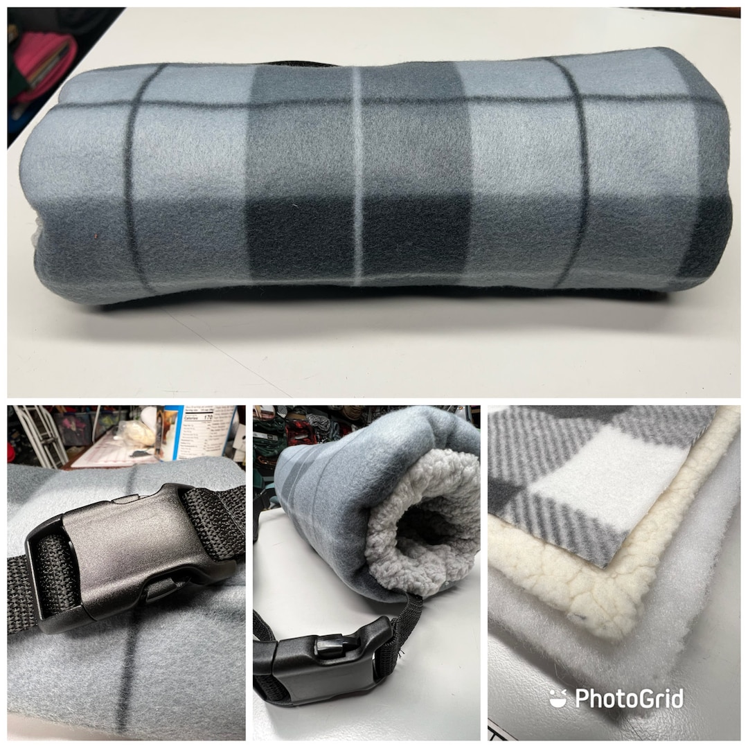 Gray Plaid Hand Muff With Sherpa Fleece Lining - Etsy