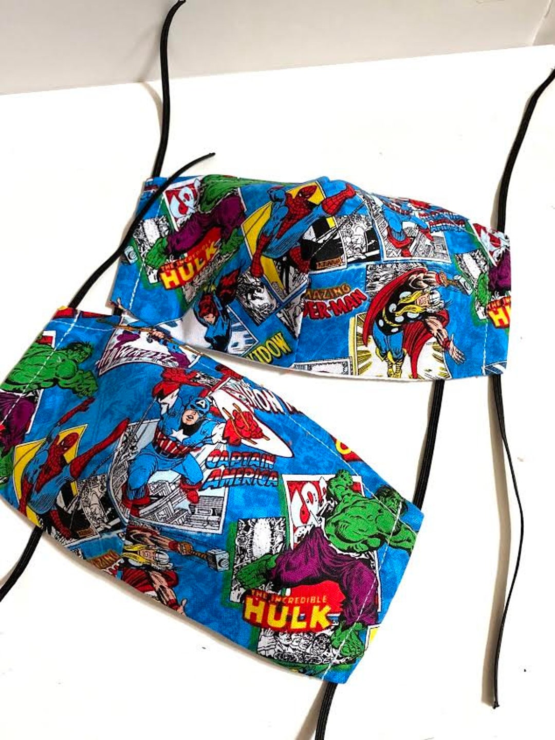 Kid's 3 Layer Avengers Face Mask, Kid's Avengers Face Mask, Avengers ...