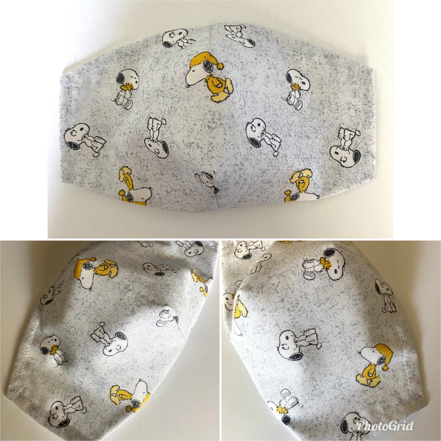 Snoopy Face Mask Snoopy Filter Pocket Mask 3 Layer Face Mask - Etsy Ireland