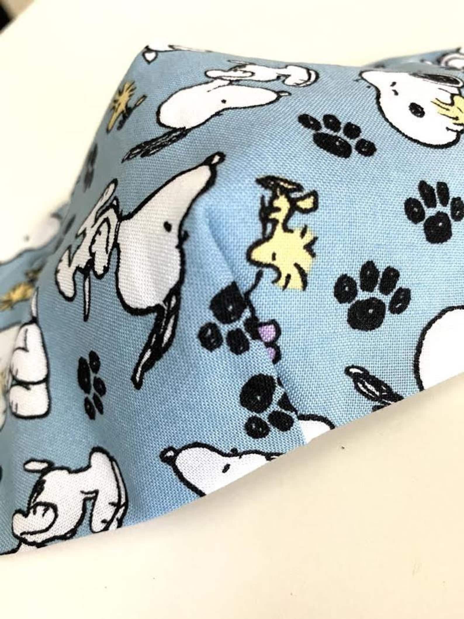 3 Layer Snoopy Face Mask Adult/ Kids Snoopy Filter Pocket | Etsy