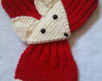 Red Fox Scarf | Etsy