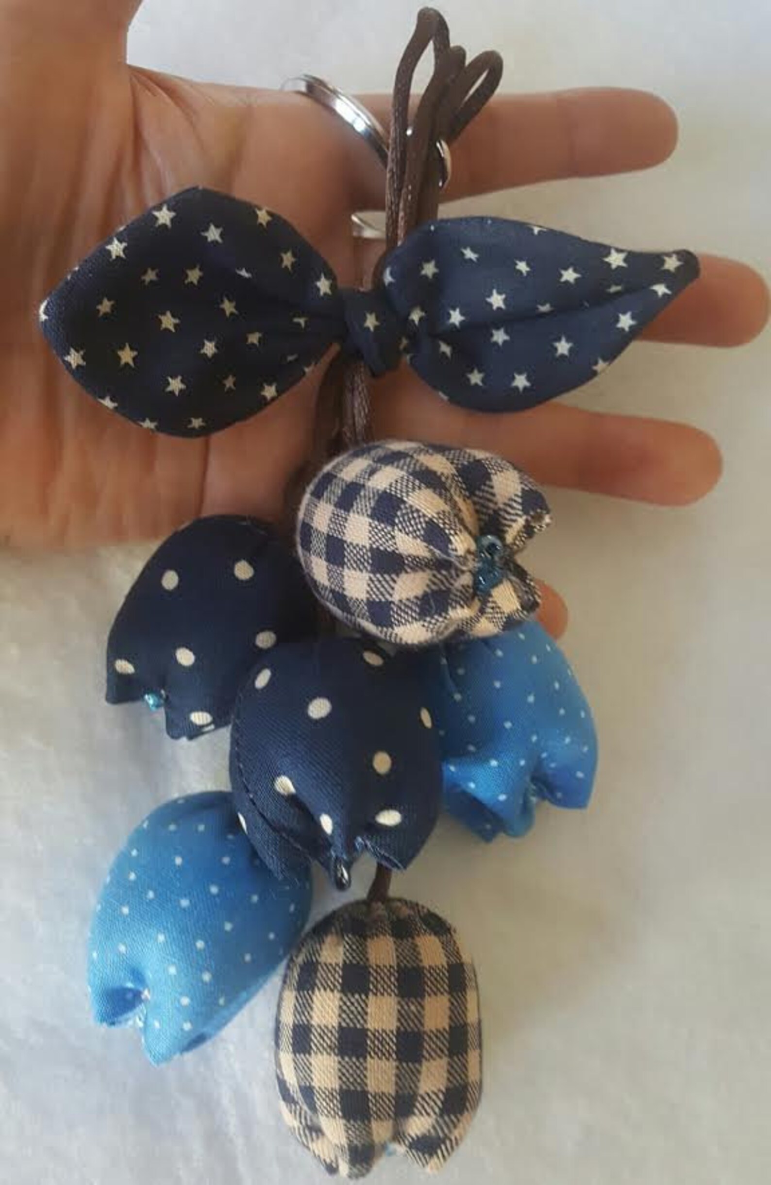 Handmade Tulip Keychain Tulip Keychain Key Fob Flower - Etsy