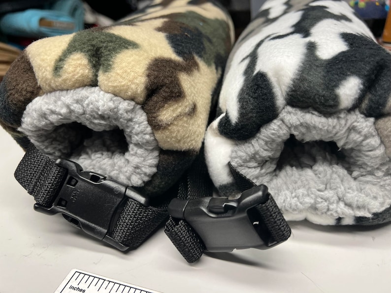 Camouflage Pattern Hand Muff, Hand Muff/hand Warmer With Sherpa Lining ...