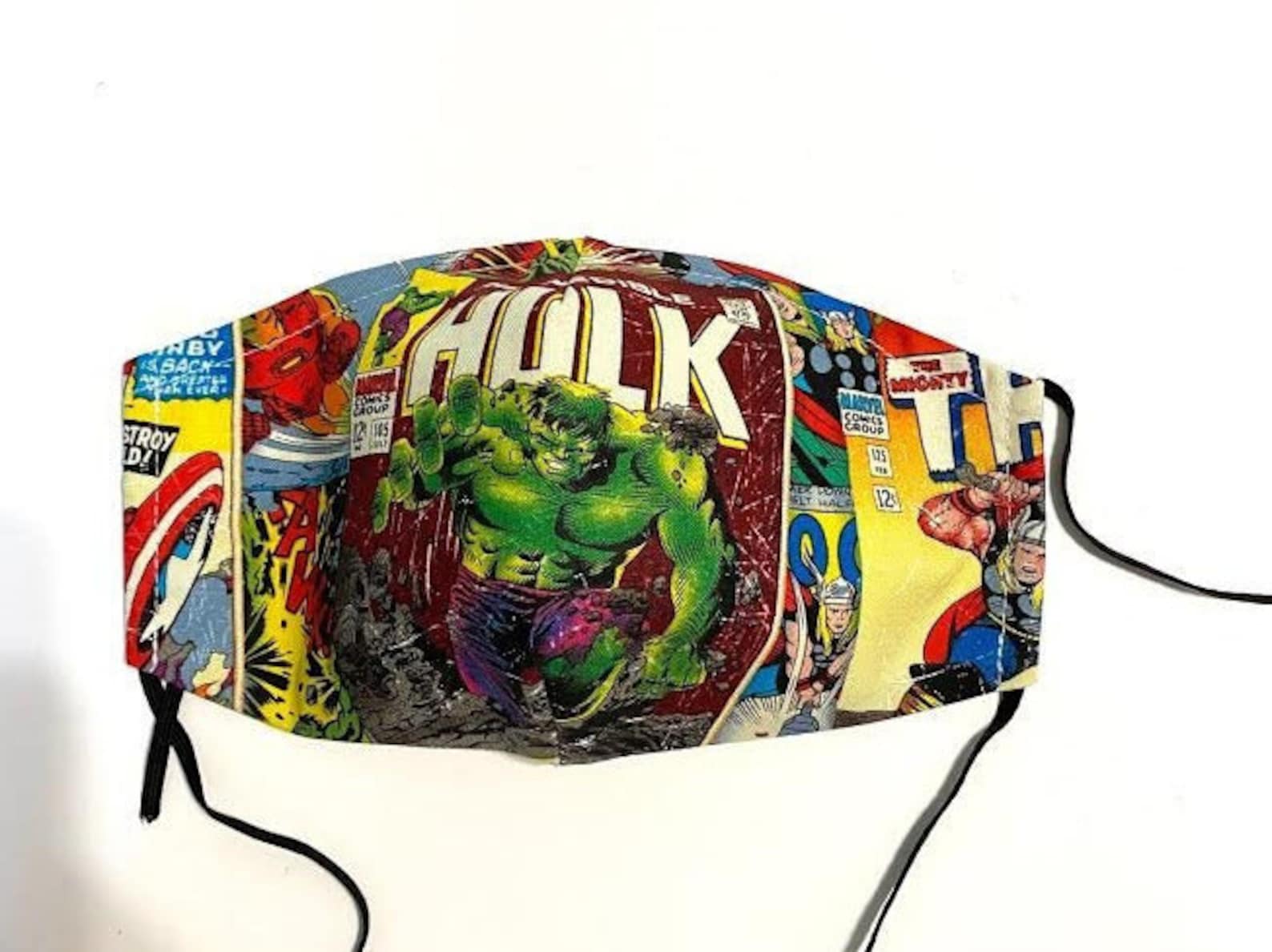 3 Layer Marvel Super Hero Face Mask Avengers Face Mask With | Etsy