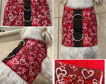 Red Heart Harness | Etsy