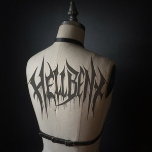 Hellbent Leather Harness - Body Harness - Leather Accessories - Handmade - Chest Harness - Etsy