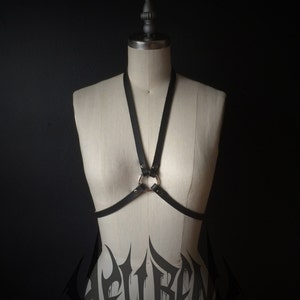 Hellbent Leather Harness - Body Harness - Leather Accessories - Handmade - Chest Harness - Etsy