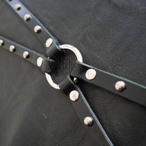Hellbent Leather Harness - Body Harness - Leather Accessories - Handmade - Chest Harness - Etsy