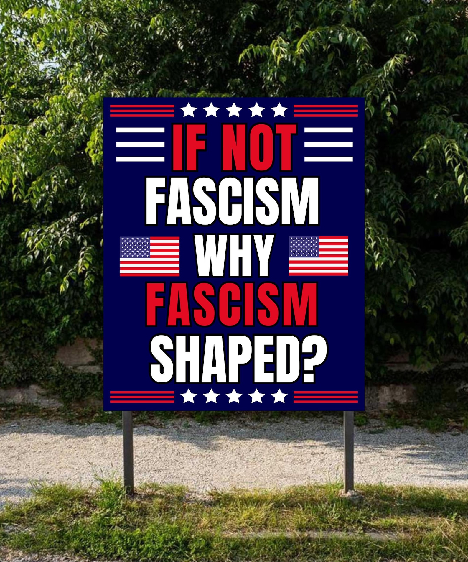 If Not Why Fascism Fascism Shaped PNG, Anti Fascist Political Quote ...