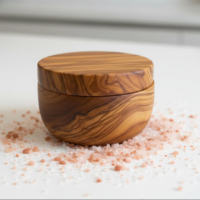 Large Salt Box With Lid - Etsy