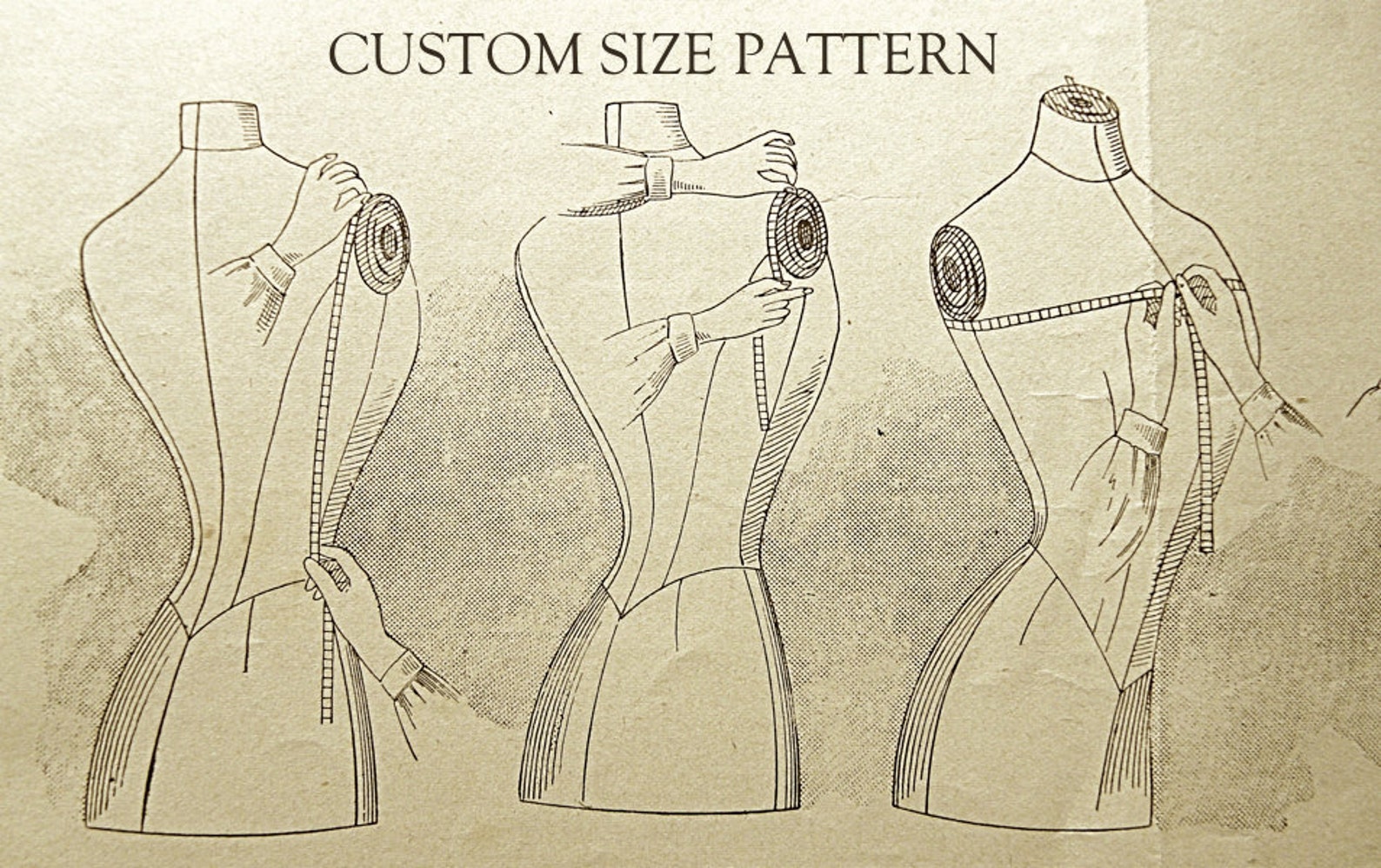 Custom Size Sewing Pattern. - Etsy