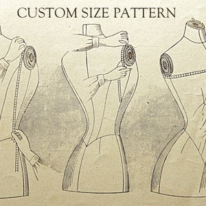 Custom Size Sewing Pattern. - Etsy