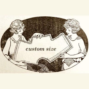 CUSTOM DESIGN PATTERN – Send Me a Photo or Drawing of Your Garment, and ...