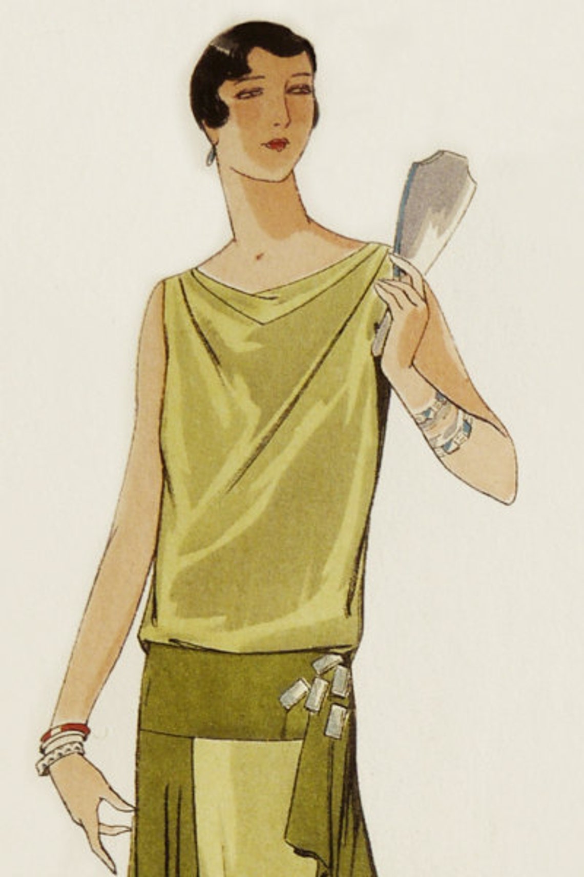 Timeless 1920s Style Dress Sewing Pattern. Modern and Refined - Etsy