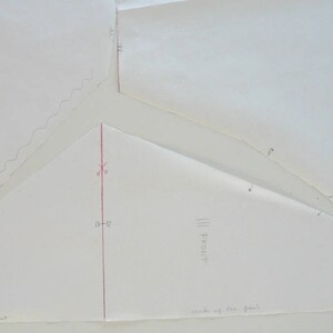 1900-20s Draped Blazer/blouse Cross-buttoned Sewing Pattern With ...