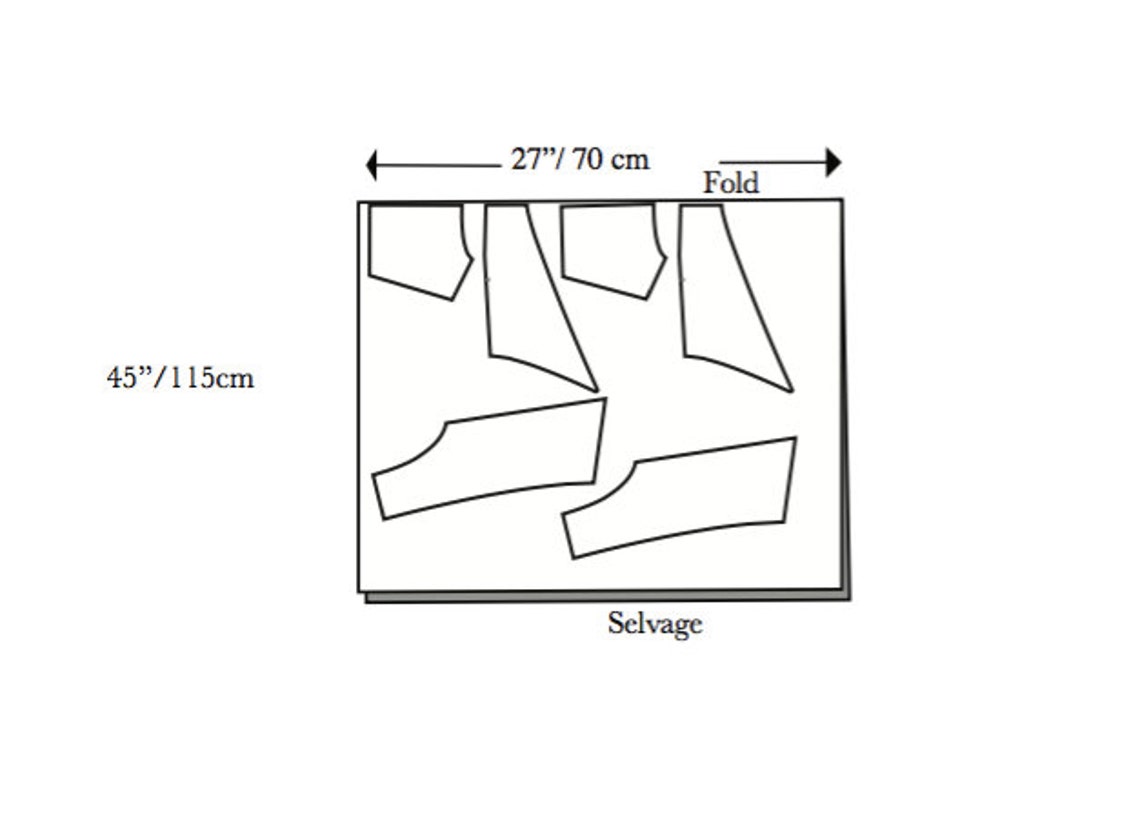 Pdf Pointed Collar Sewing Pattern. | Etsy