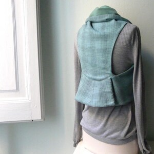 Updated Classic Vest PDF Sewing Pattern. With Large Draped Collar. Wear ...