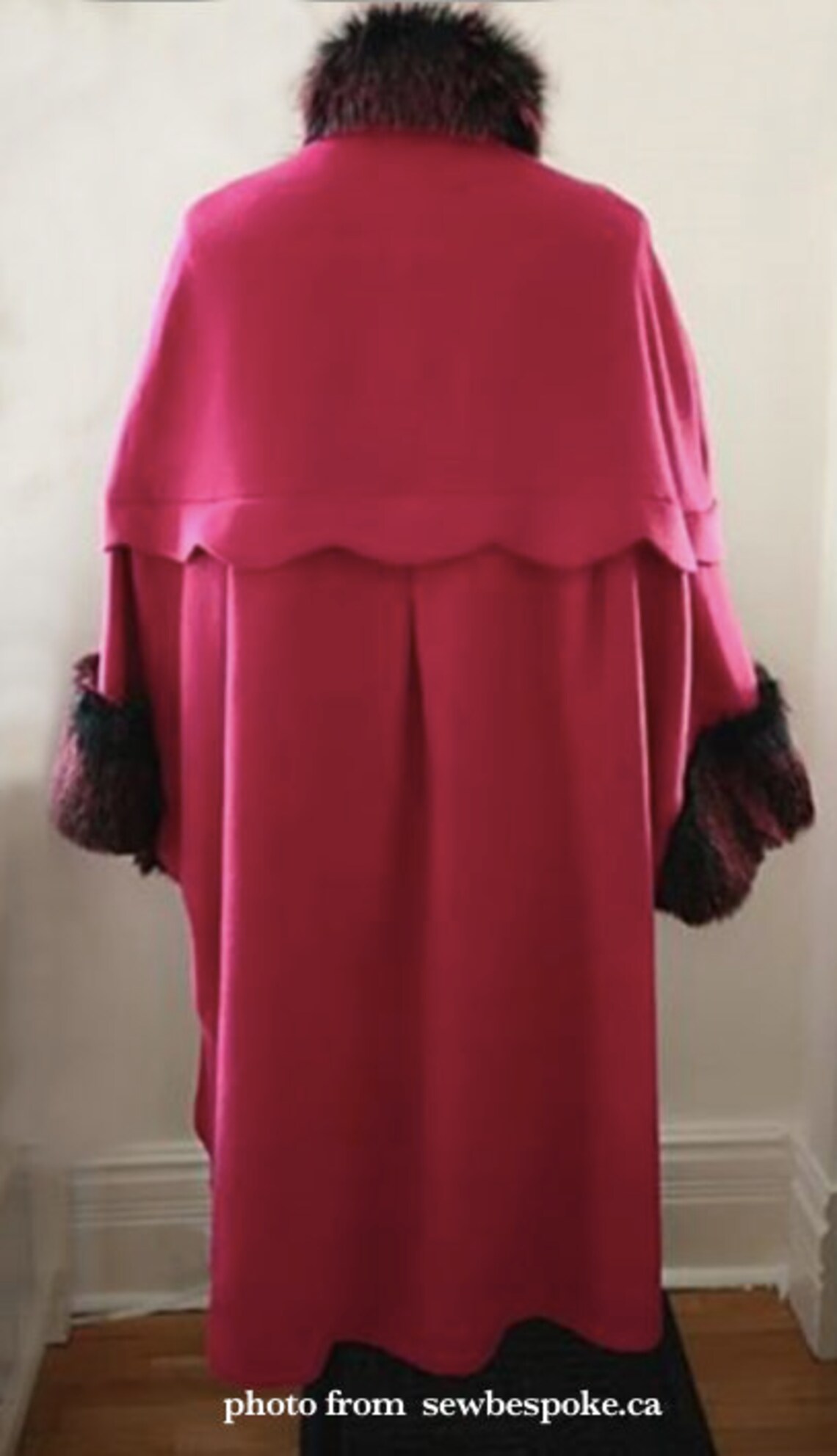 1920 Cape Coat Sewing Vintage Pattern With Scalloped Edges and - Etsy