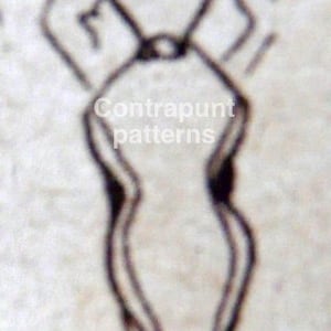 1956 Smoking-jacket Sewing Pattern. smoking Collar and Large Pleats That Wrap Around to a Long ...