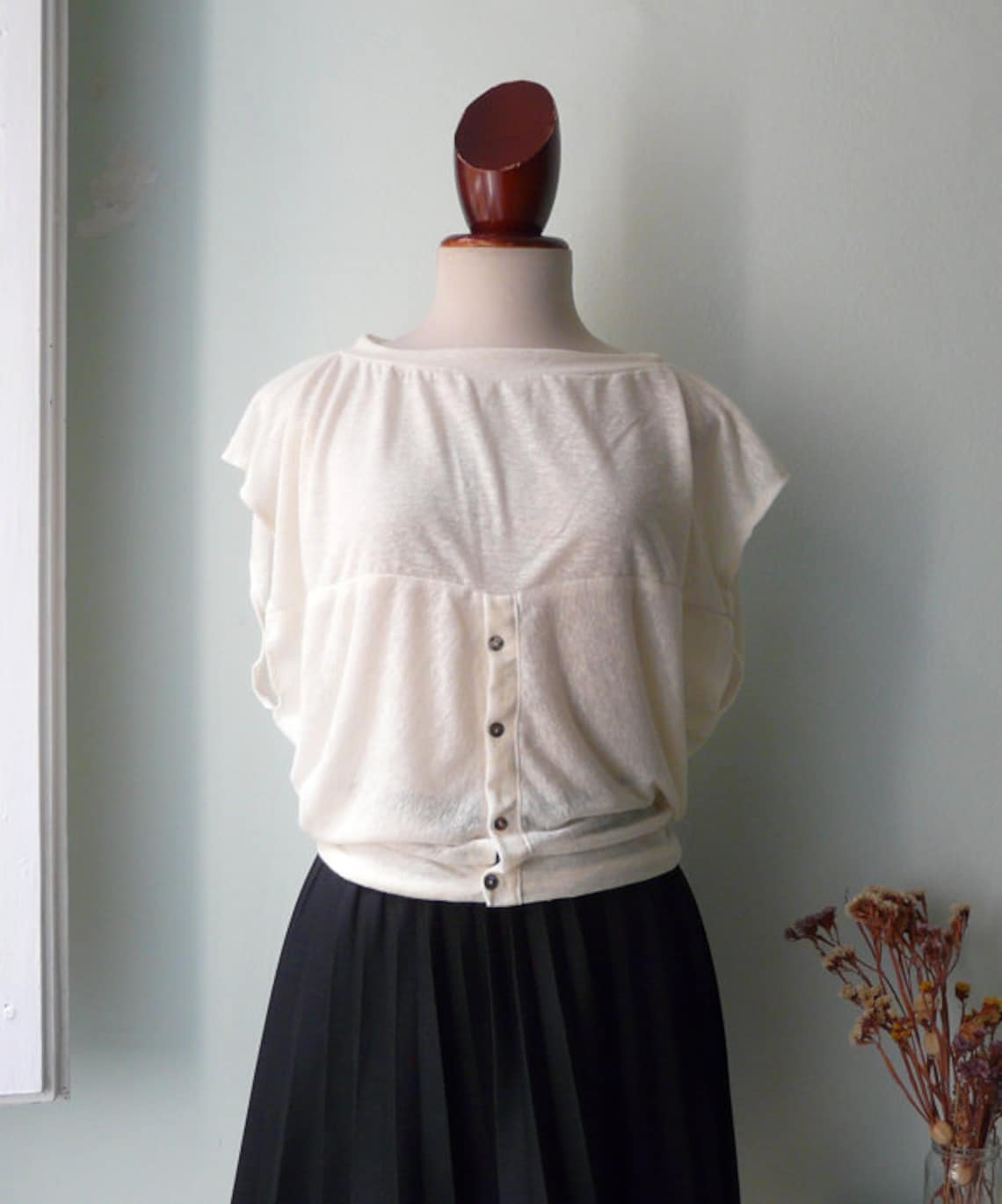 1960s Updated Balenciaga PDF Sewing Pattern Blouse. Turnaround ...