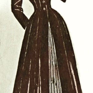 1948 Coat/jacket Kimono Sleeve PDF Sewing Pattern With Mao, Convertible Collar and Capeline. - Etsy