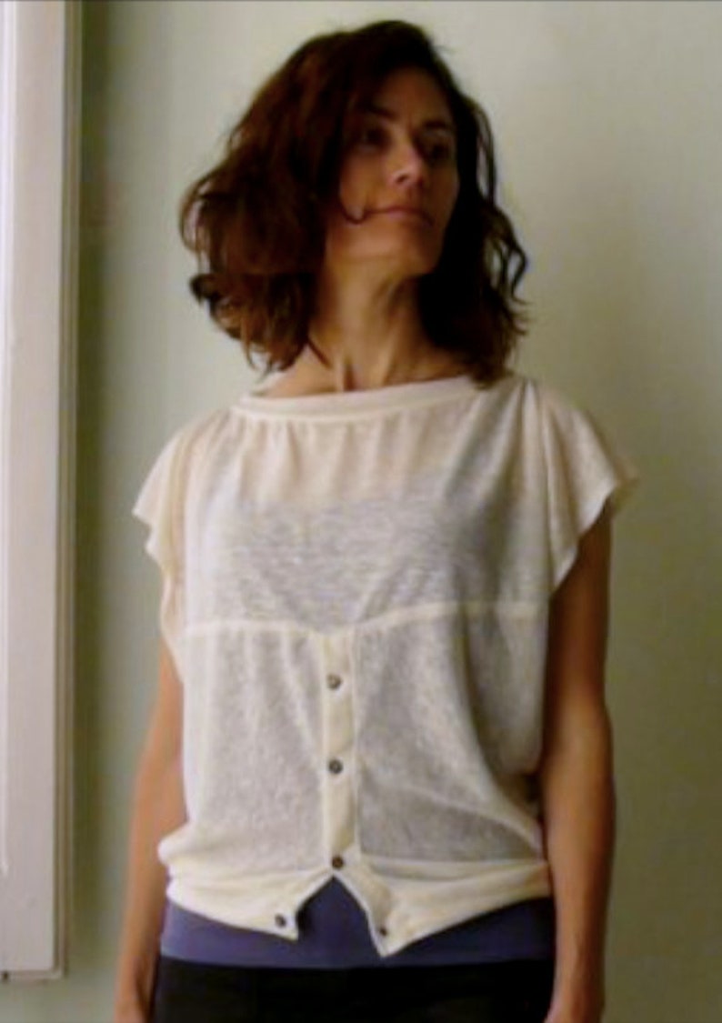 1960s Updated Balenciaga PDF Sewing Pattern Blouse. Turnaround ...
