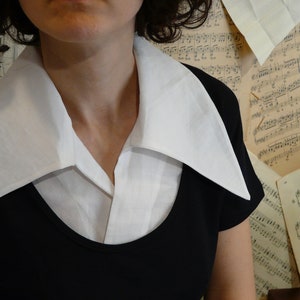 Pdf Pointed Collar Sewing Pattern. - Etsy