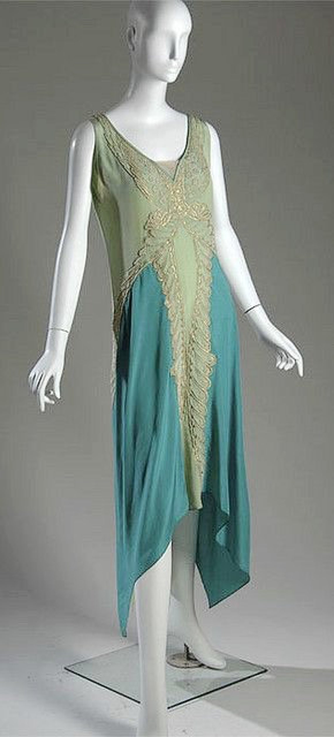 1928 Vionnet Evening Gown Dress Design Sewing Pattern | Etsy