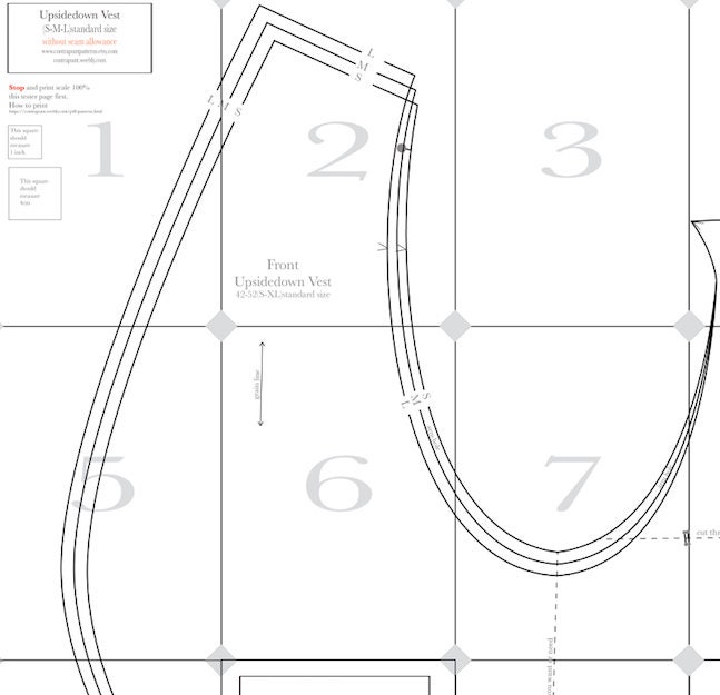 Updated Classic Vest PDF Sewing Pattern. With Large Draped | Etsy Australia