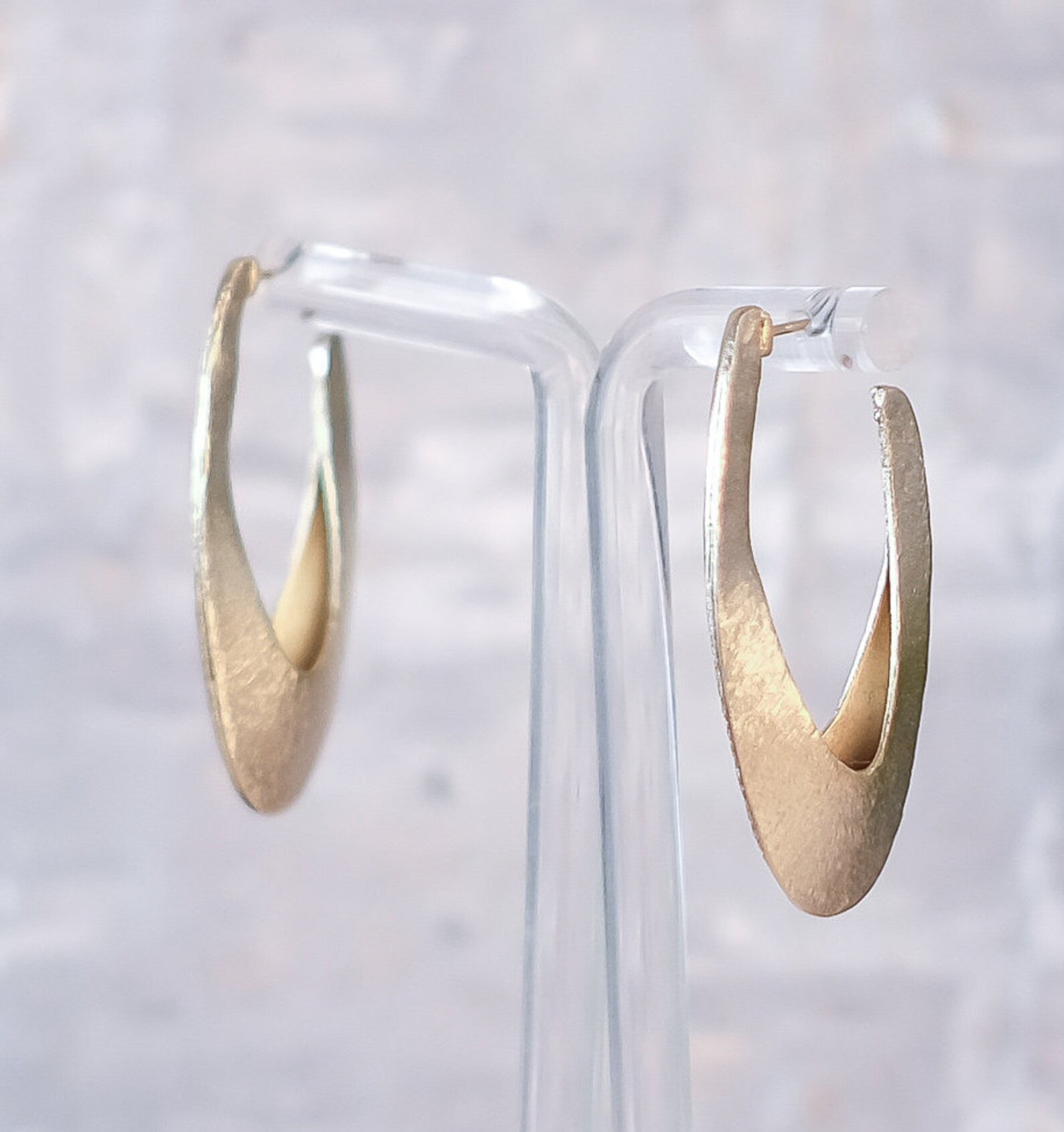 Gold Earrings, Gold Dangle Earrings, Gold Post Earrings, Dangle ...