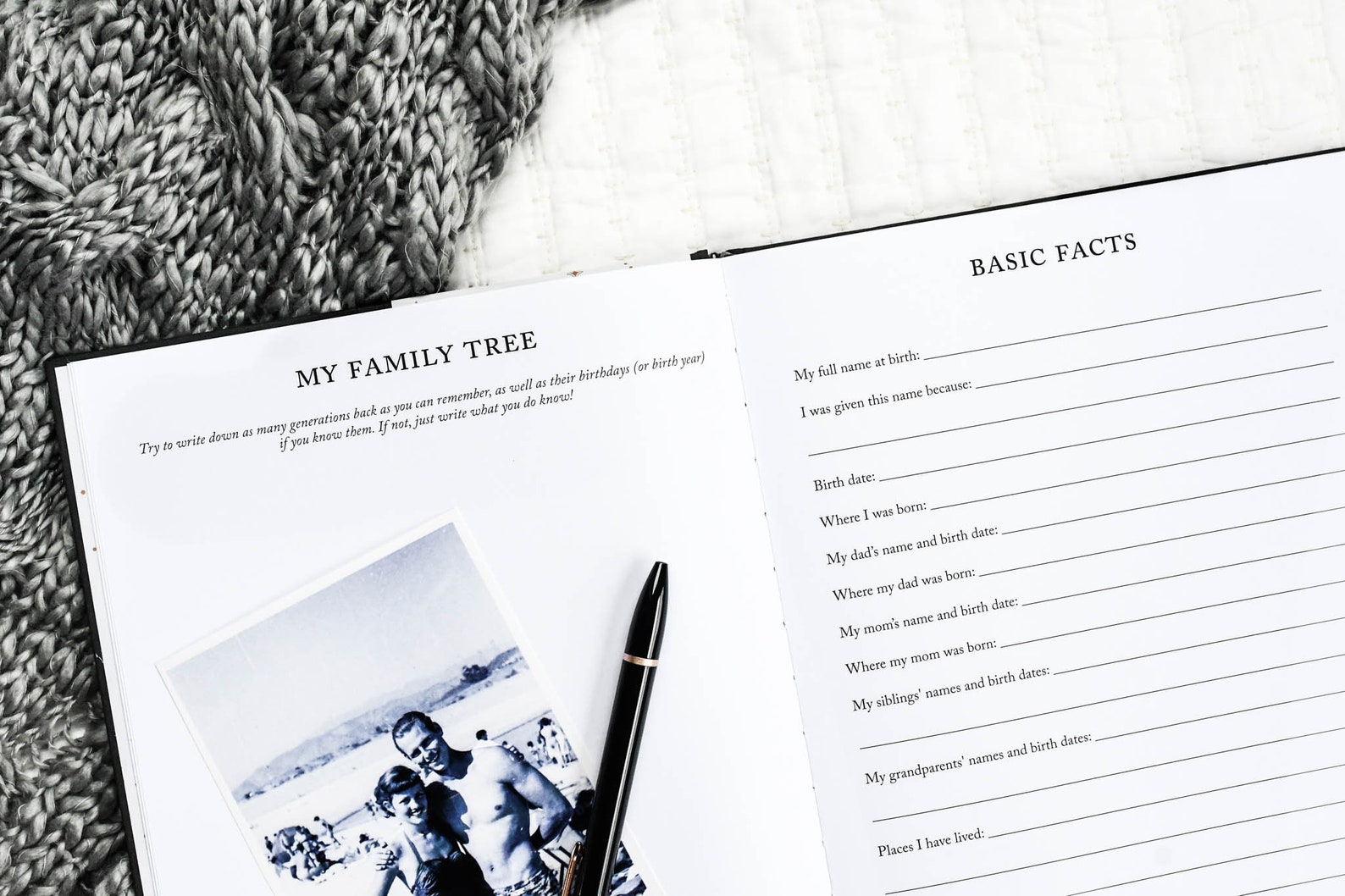 Grandparent Memory Book: Family Tree Keepsake Journal New | Etsy