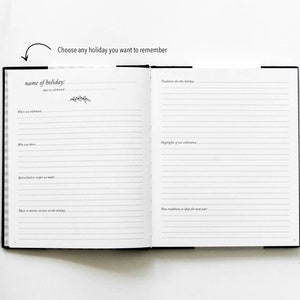 Holiday Memory Book: Christmas Scrapbook Album, Family Keepsake Journal ...