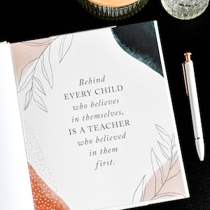 Teacher Memory Book: Linen Keepsake Journal, End of Year Gift - Etsy