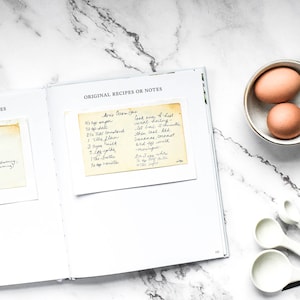 Family Recipe Book & Keepsake Journal | Recipe Binder and Blank ...