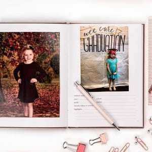 School Photos Memory Book | First Day of School Scrapbook | Back to ...