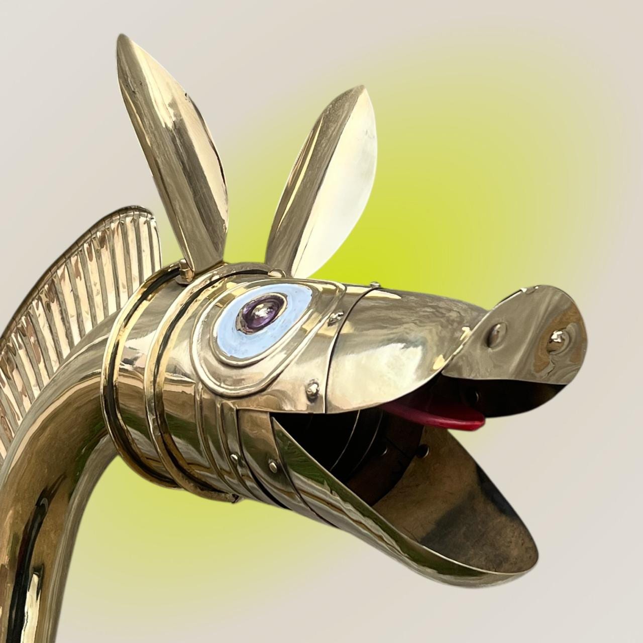 Deskford Carnyx War Horn – 6ft Brass Celtic Dragon Instrument ...