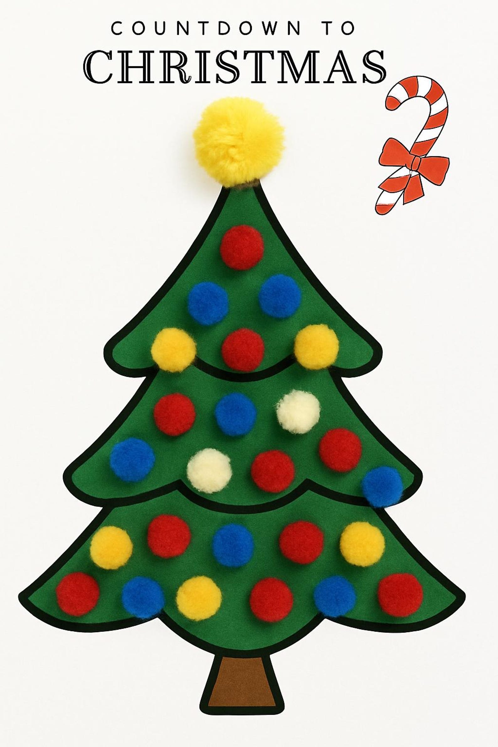Christmas Countdown Printable Pack, Santa, Tree, Snowman (PDF) - Etsy