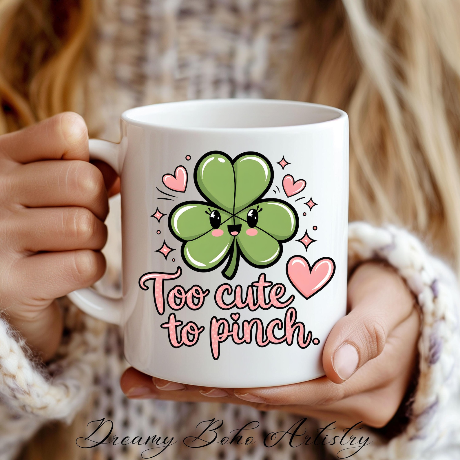 Too Cute to Pinch Png, St Patrick Day Png, Saint Patrick Day Png ...