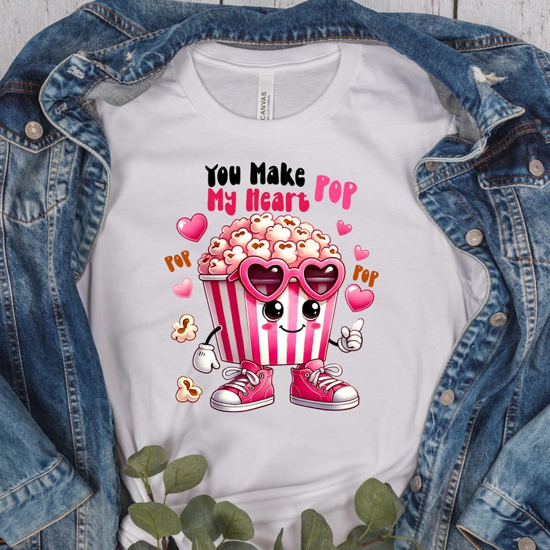 You Make My Heart Pop Png Valentines Popcorn Png Valentine Boujie Png ...