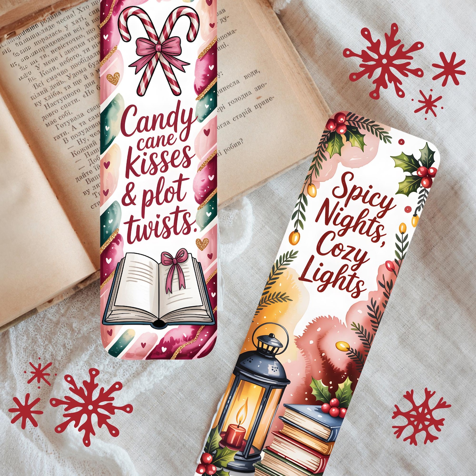 Christmas Smut Bookmarks PNG | Funny Adult Holiday Bookmarks | Bookish ...