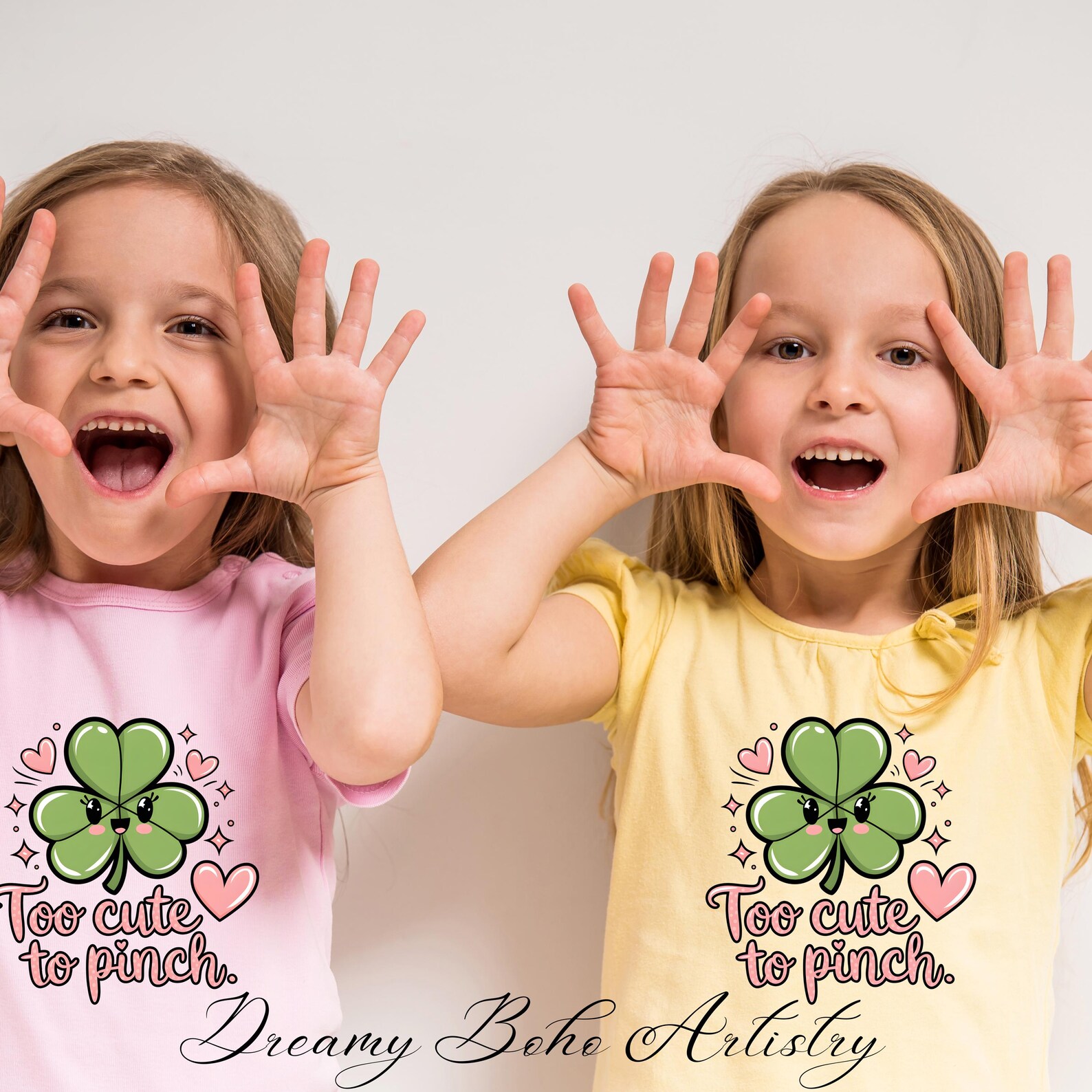 Too Cute to Pinch Png, St Patrick Day Png, Saint Patrick Day Png ...