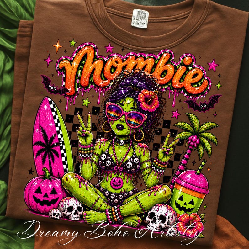 Mombie PNG | Summerween Mombie | Spooky Mom Halloween Beach Sublimation ...