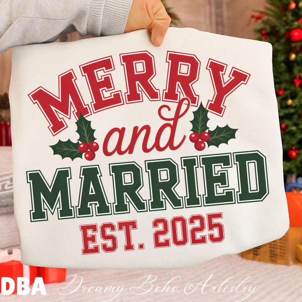 Merry Married Shirts - Etsy