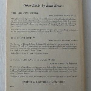 Vintage Children's Book, Bears, Ruth Krauss, First Edition, Rare Book ...