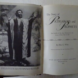 Vintage Book, Patriarchs and Prophets, 1958, Ellen White, Review and ...