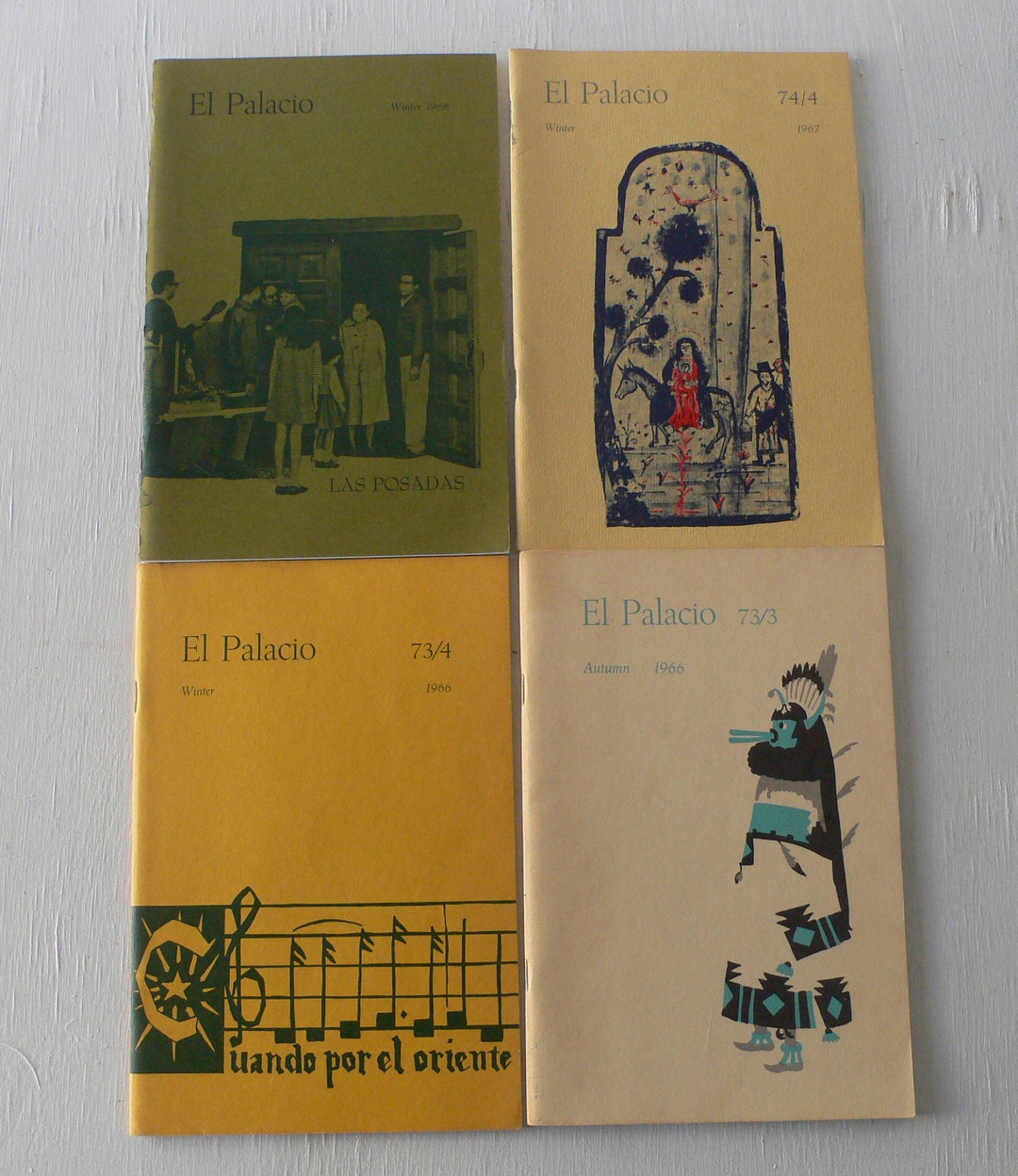 Vintage El Palacio Pamphlets: Museum of New Mexico, 1966-1968 - Etsy