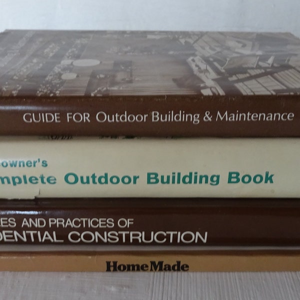 Vintage Building Construction Books - Etsy